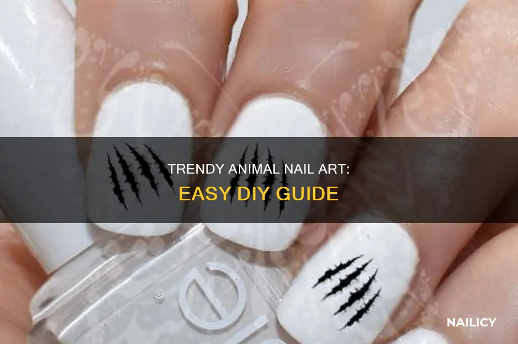 Trendy Animal Nail Art: Easy Diy Guide | Nailicy