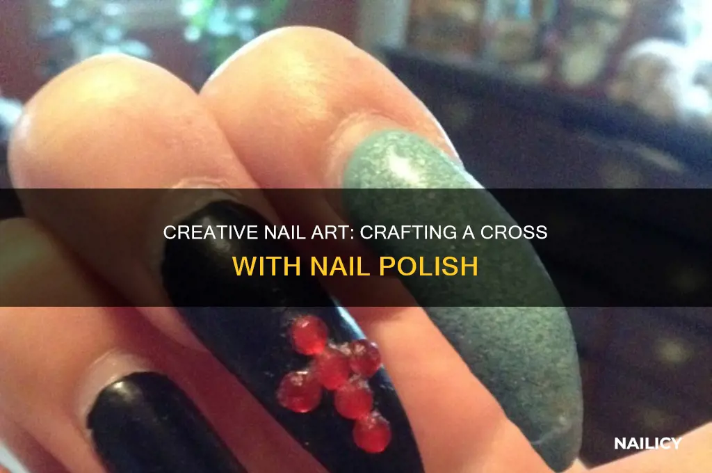 Creative Nail Art: Crafting A Cross With Nail Polish | Nailicy