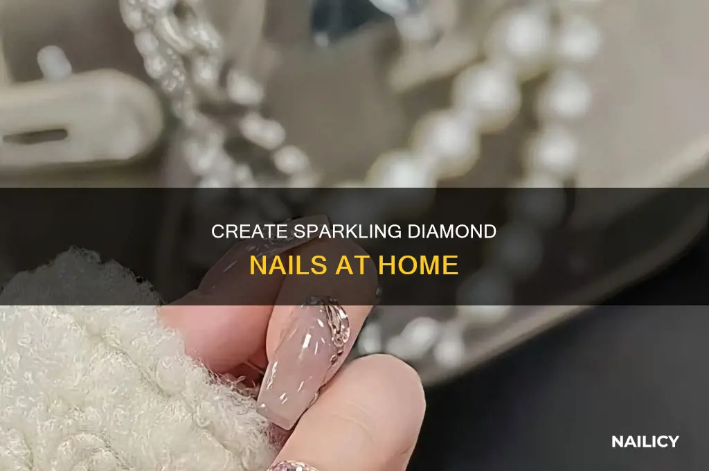 Create Sparkling Diamond Nails At Home | Nailicy