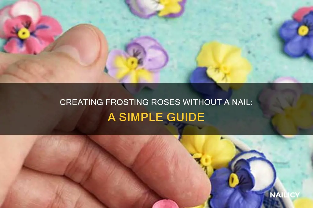 Creating Frosting Roses Without A Nail: A Simple Guide | Nailicy