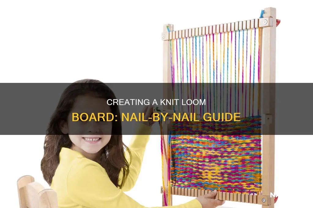 Creating A Knit Loom Board: Nail-By-Nail Guide | Nailicy