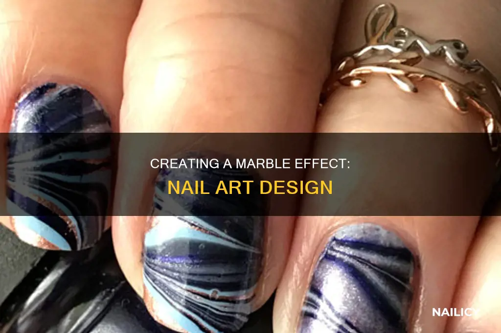 Creating A Marble Effect: Nail Art Design | Nailicy