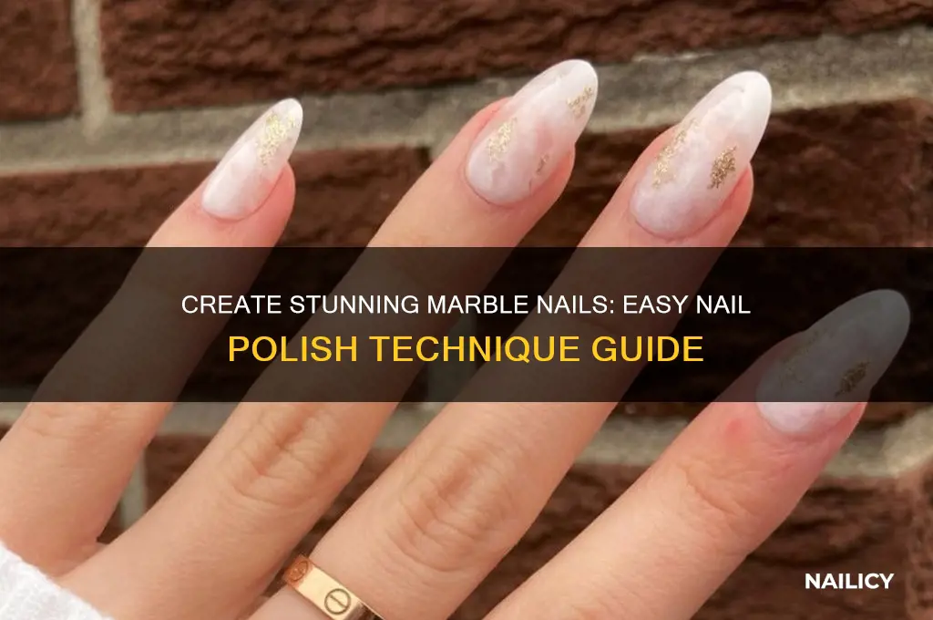 Create Stunning Marble Nails: Easy Nail Polish Technique Guide | Nailicy