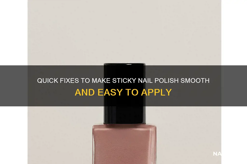 Quick Fixes To Make Sticky Nail Polish Smooth And Easy To Apply | Nailicy