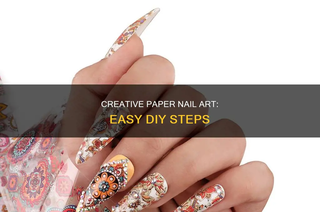 Creative Paper Nail Art: Easy Diy Steps | Nailicy