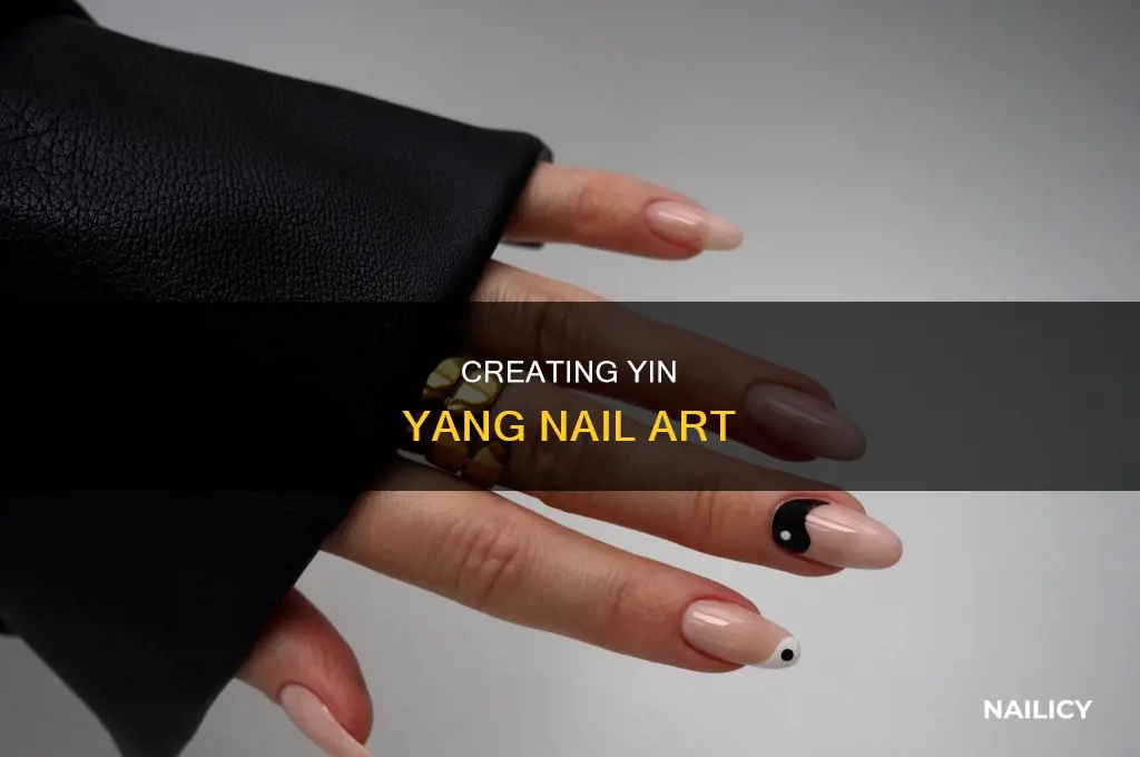 Creating Yin Yang Nail Art | Nailicy