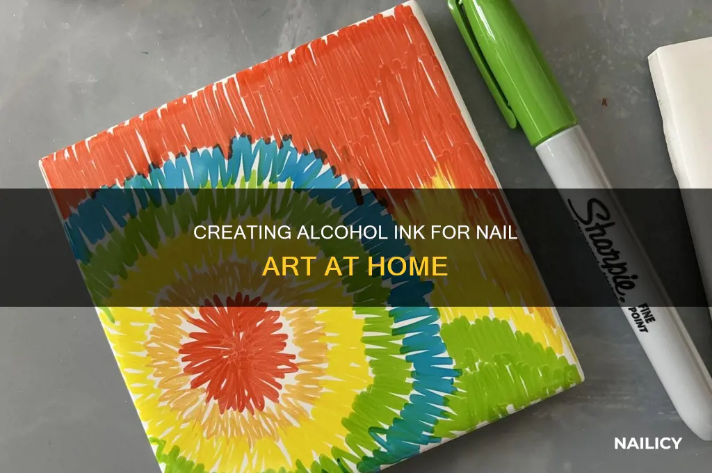 Creating Alcohol Ink For Nail Art At Home | Nailicy