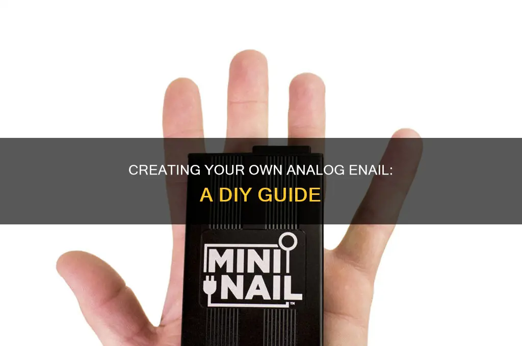 Creating Your Own Analog Enail: A Diy Guide | Nailicy