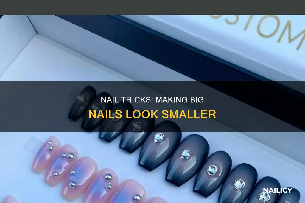 Nail Tricks: Making Big Nails Look Smaller | Nailicy