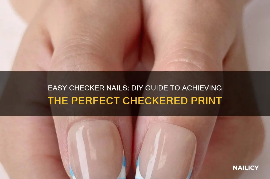 Easy Checker Nails: Diy Guide To Achieving The Perfect Checkered Print ...