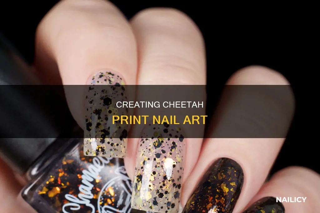 Creating Cheetah Print Nail Art | Nailicy