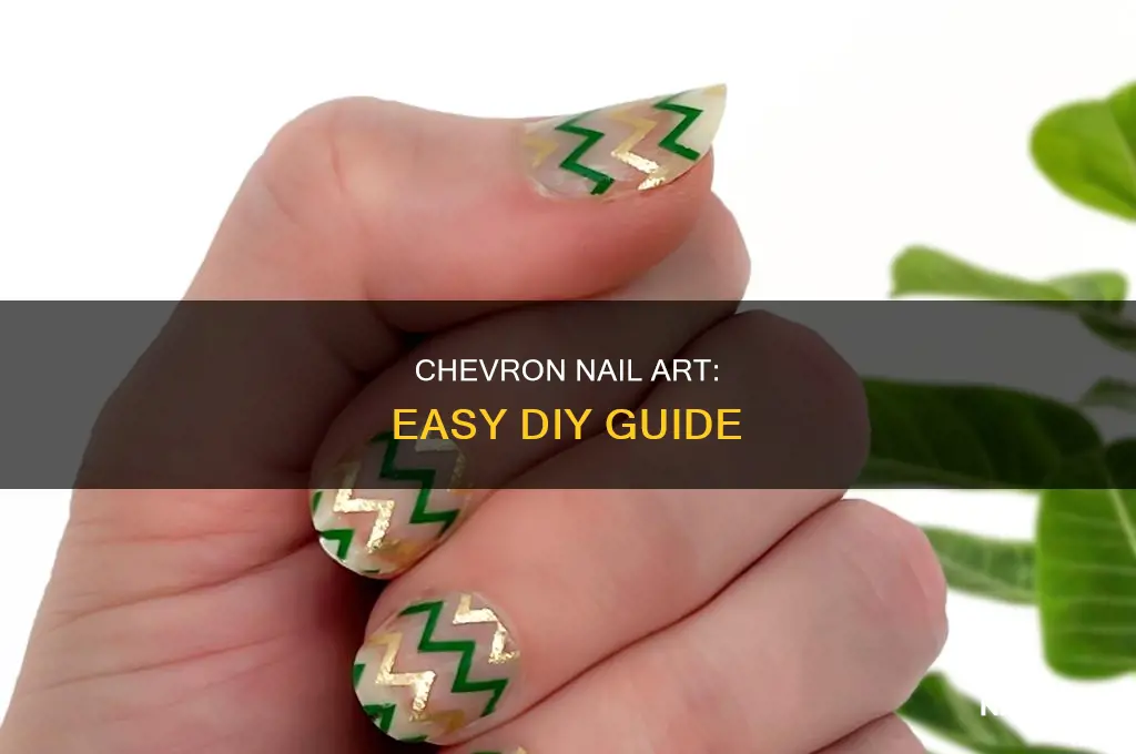 Chevron Nail Art: Easy Diy Guide | Nailicy