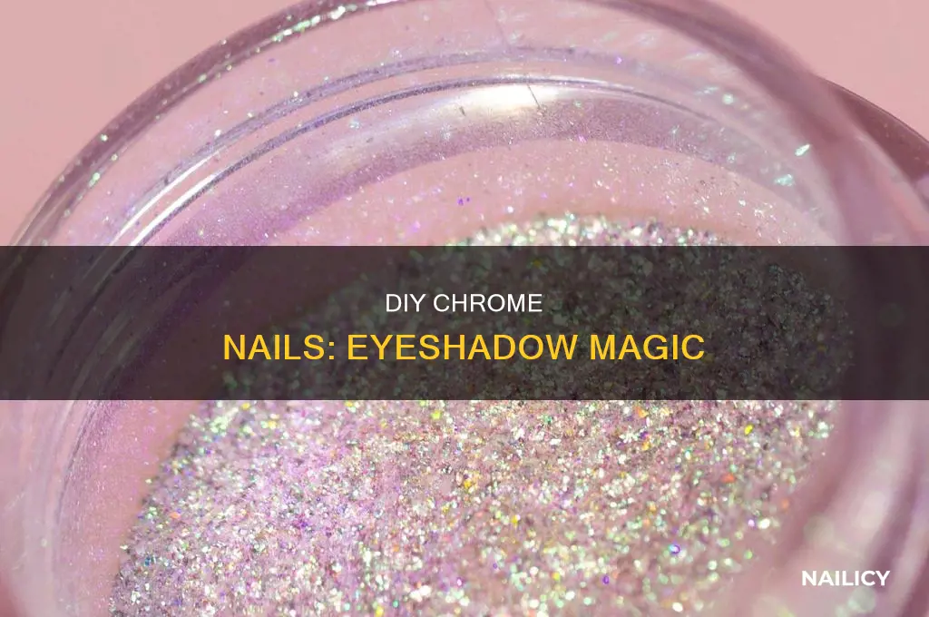 Diy Chrome Nails: Eyeshadow Magic | Nailicy
