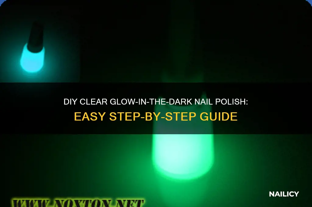 Diy Clear Glow-In-The-Dark Nail Polish: Easy Step-By-Step Guide | Nailicy