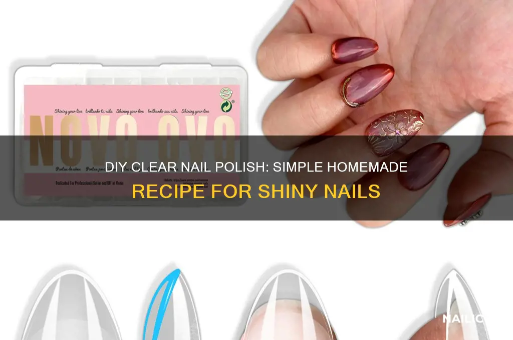 Diy Clear Nail Polish: Simple Homemade Recipe For Shiny Nails | Nailicy