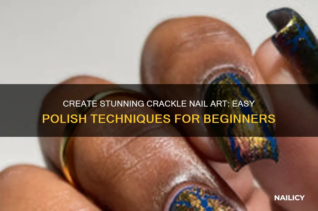Create Stunning Crackle Nail Art: Easy Polish Techniques For Beginners ...