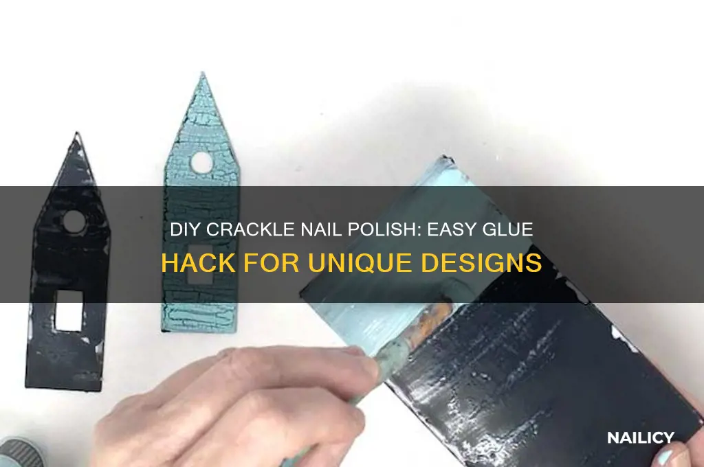 Diy Crackle Nail Polish: Easy Glue Hack For Unique Designs | Nailicy