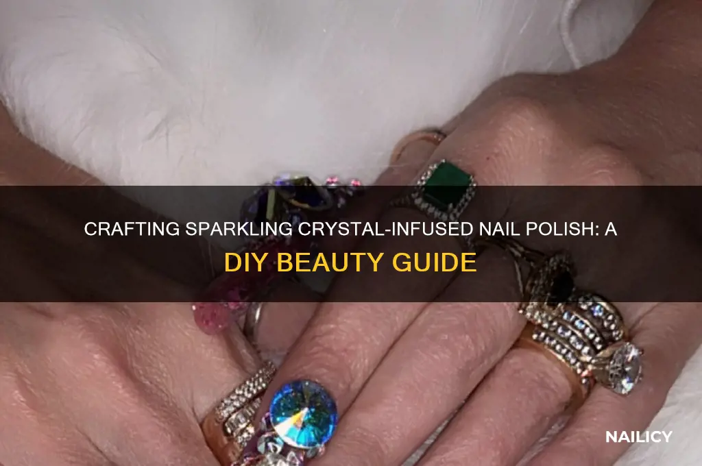 Crafting Sparkling Crystal-Infused Nail Polish: A Diy Beauty Guide ...