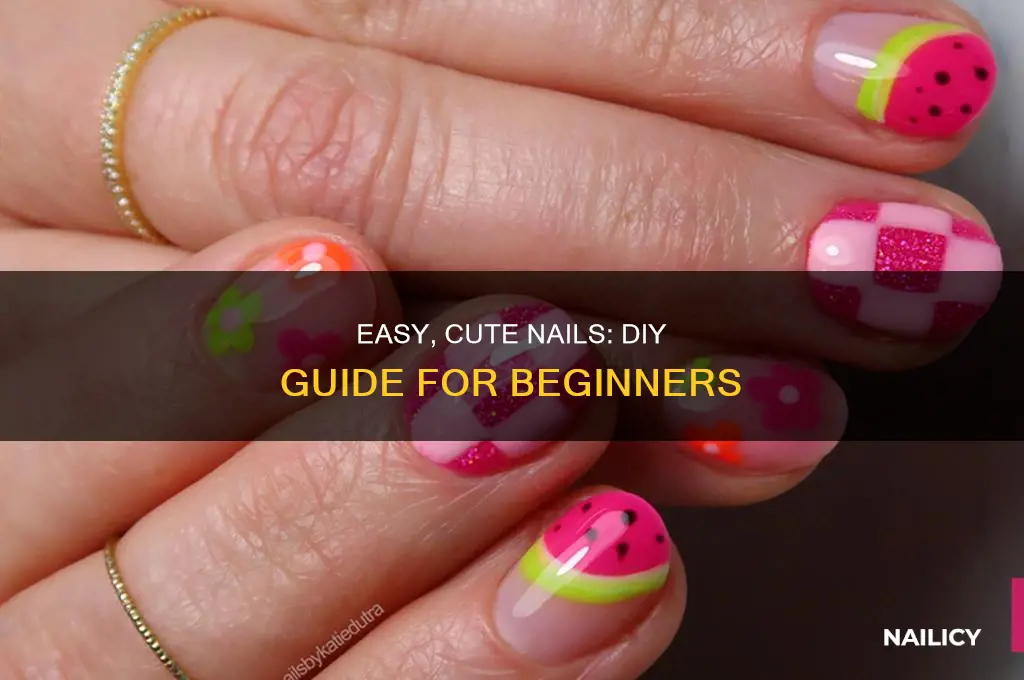 Easy, Cute Nails: Diy Guide For Beginners | Nailicy