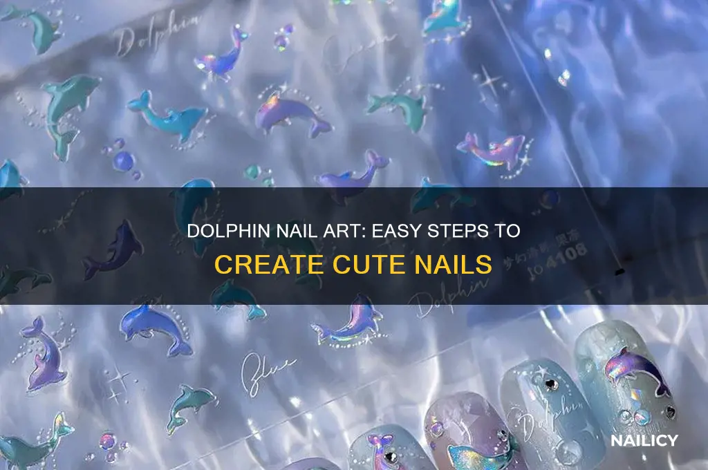 Dolphin Nail Art: Easy Steps To Create Cute Nails | Nailicy