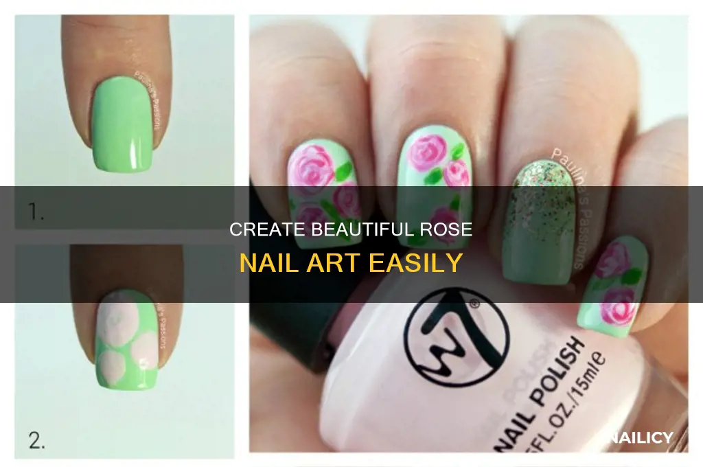 Create Beautiful Rose Nail Art Easily | Nailicy