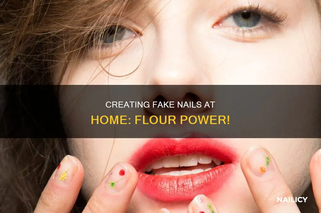 Creating Fake Nails At Home: Flour Power! | Nailicy