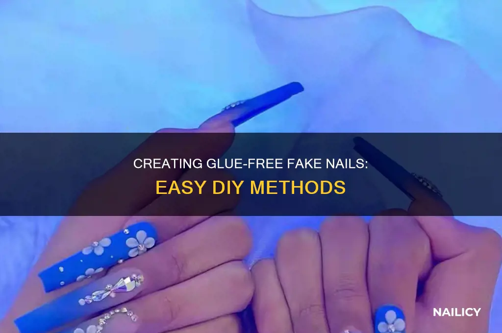 Creating Glue-Free Fake Nails: Easy Diy Methods | Nailicy
