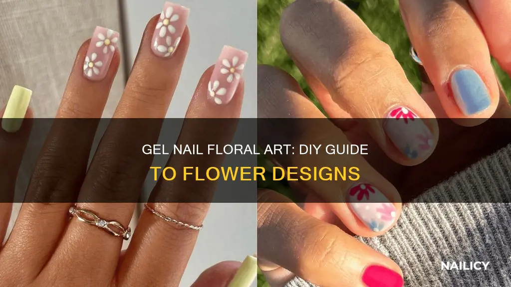 Gel Nail Floral Art: Diy Guide To Flower Designs | Nailicy