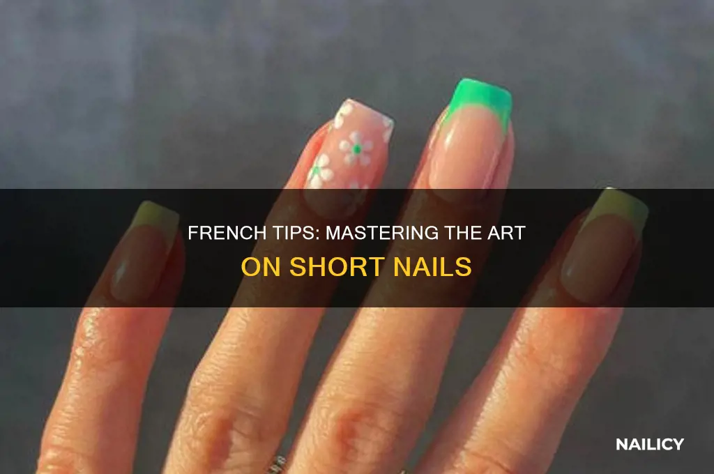 French Tips: Mastering The Art On Short Nails | Nailicy