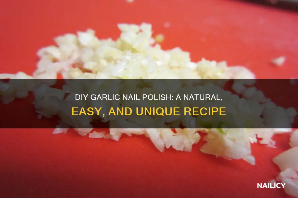 Diy Garlic Nail Polish: A Natural, Easy, And Unique Recipe | Nailicy