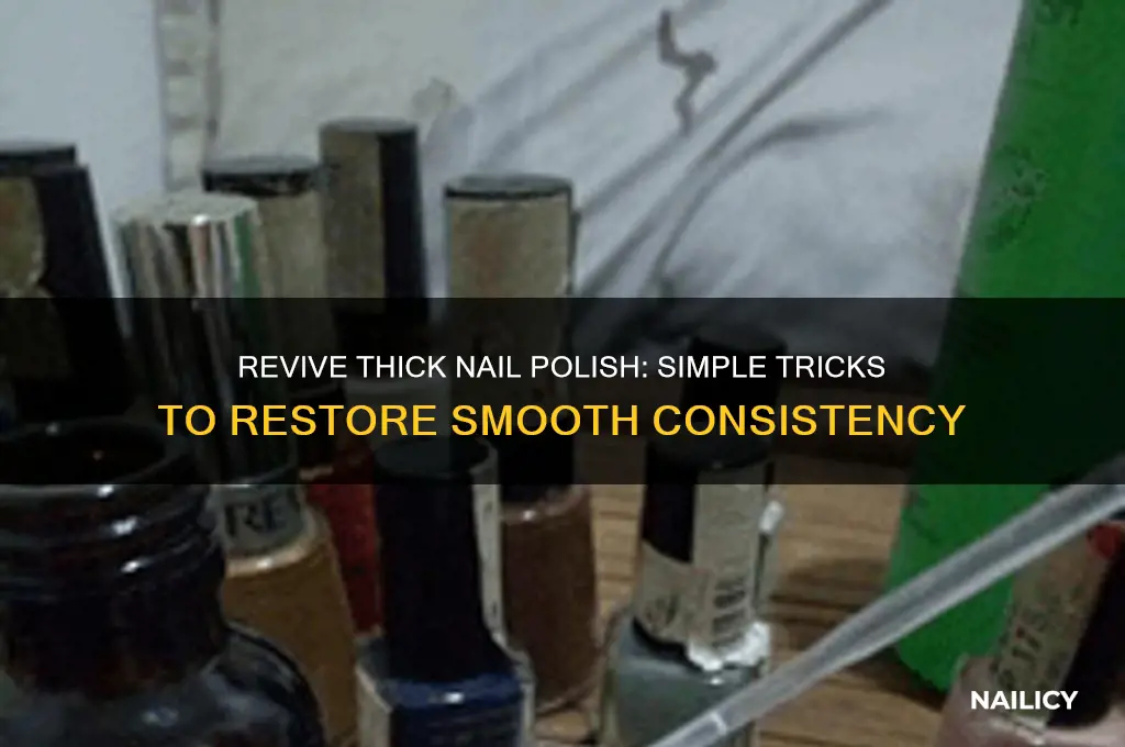 Revive Thick Nail Polish: Simple Tricks To Restore Smooth Consistency ...