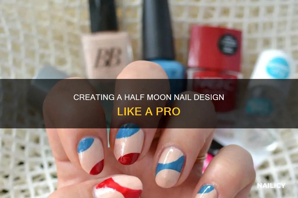 Creating A Half Moon Nail Design Like A Pro | Nailicy