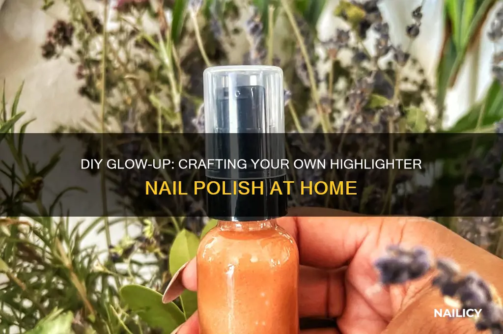 Diy Glow-Up: Crafting Your Own Highlighter Nail Polish At Home | Nailicy