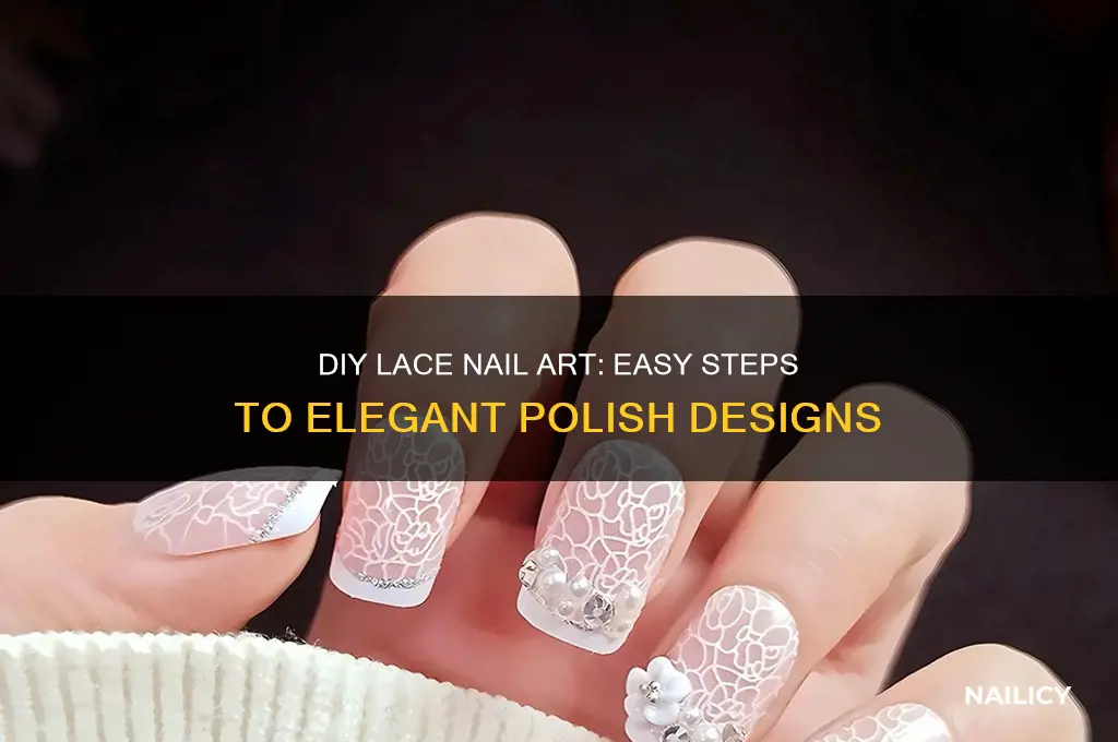 Diy Lace Nail Art: Easy Steps To Elegant Polish Designs | Nailicy