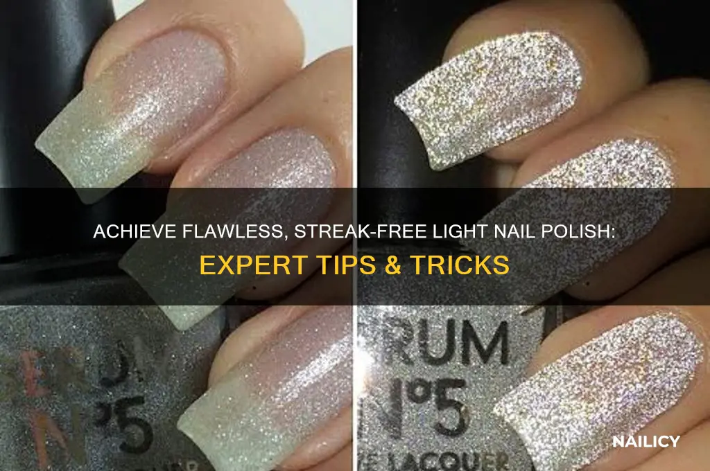 Achieve Flawless, Streak-Free Light Nail Polish: Expert Tips & Tricks ...