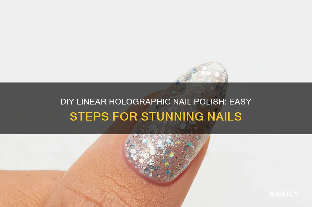 Diy Linear Holographic Nail Polish: Easy Steps For Stunning Nails | Nailicy