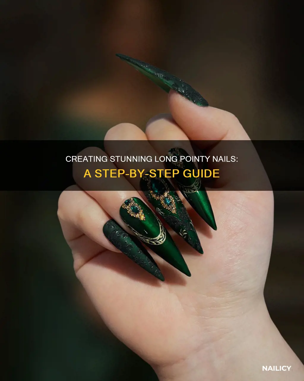 Creating Stunning Long Pointy Nails: A Step-By-Step Guide | Nailicy