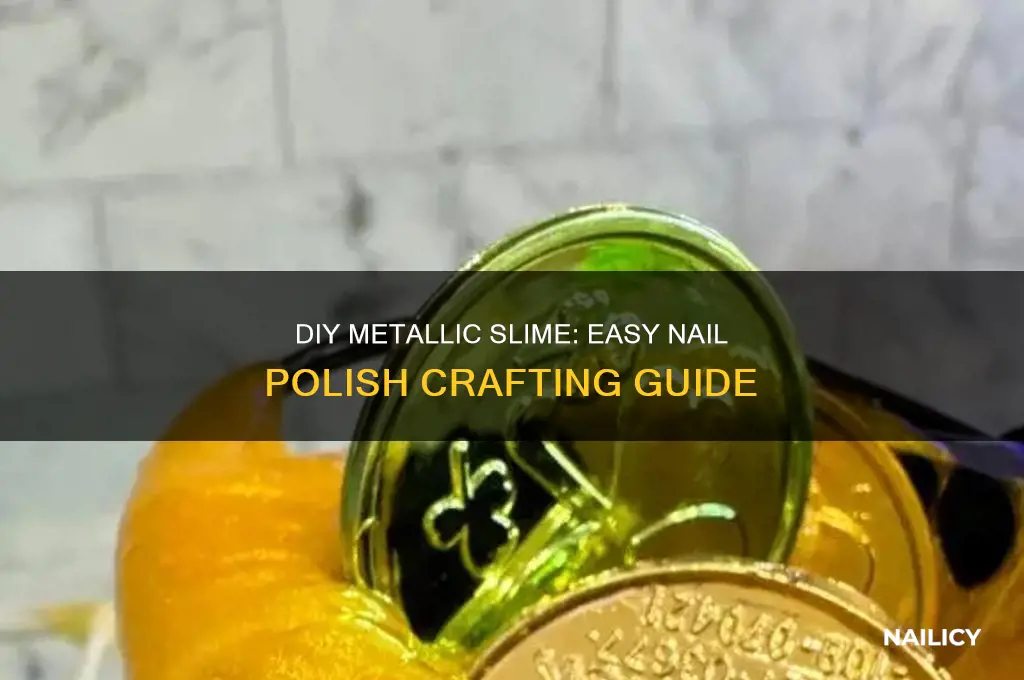 Diy Metallic Slime: Easy Nail Polish Crafting Guide | Nailicy