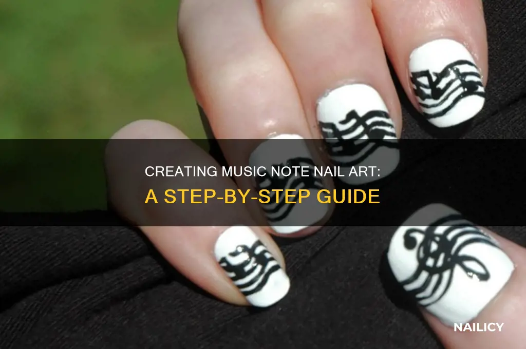 Creating Music Note Nail Art: A Step-By-Step Guide | Nailicy