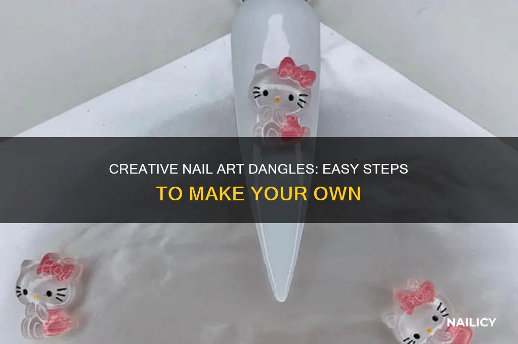 Creative Nail Art Dangles: Easy Steps To Make Your Own | Nailicy