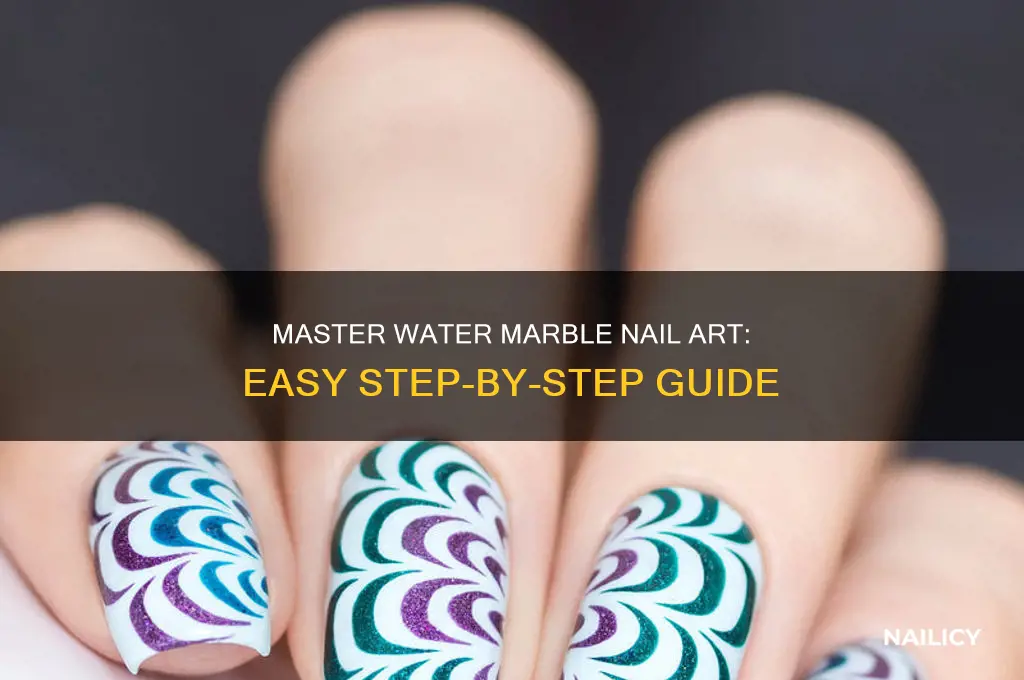Master Water Marble Nail Art: Easy Step-By-Step Guide | Nailicy