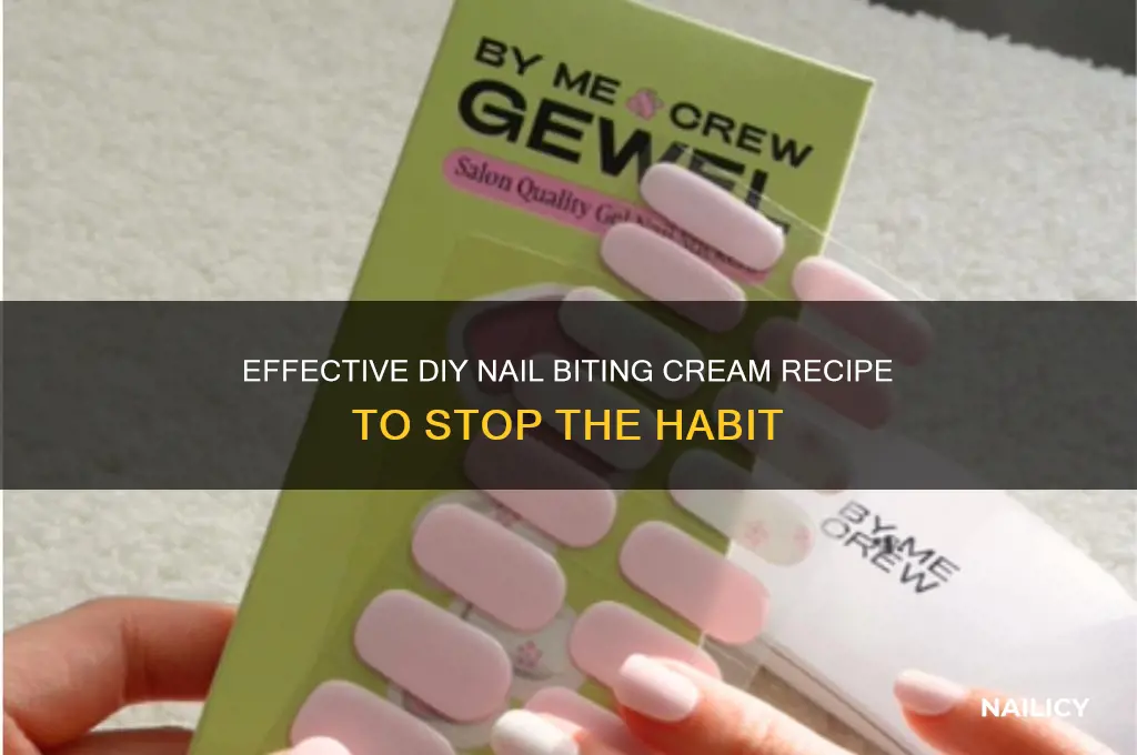 Effective Diy Nail Biting Cream Recipe To Stop The Habit | Nailicy