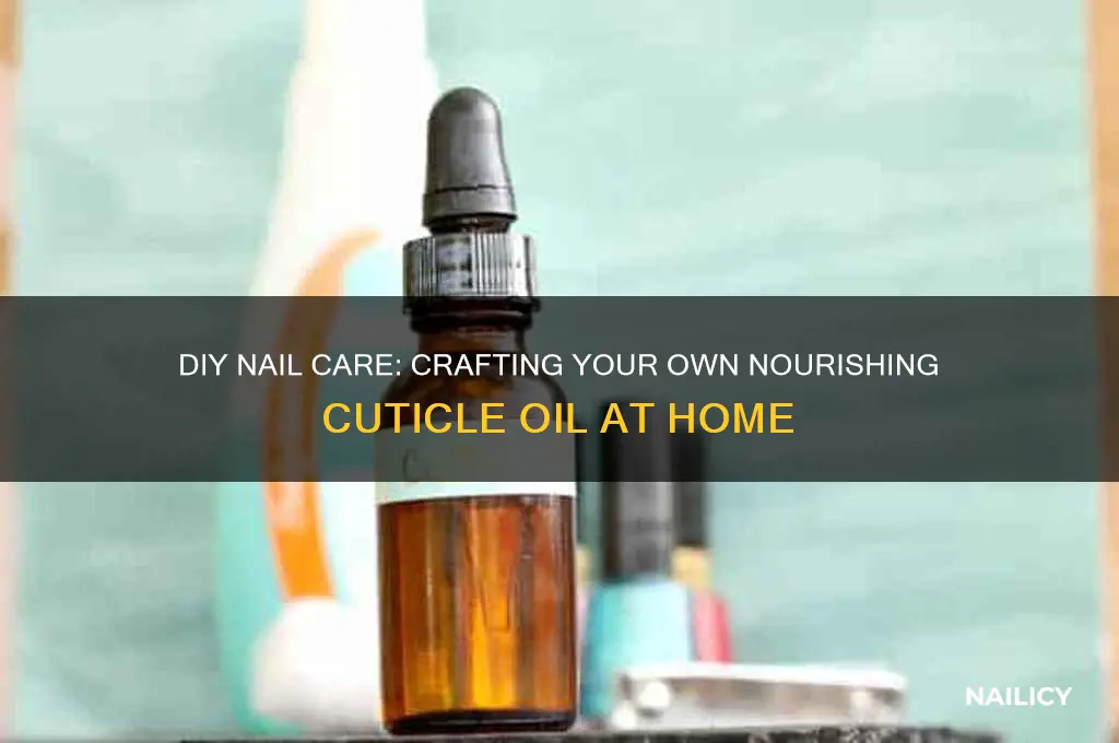 Diy Nail Care: Crafting Your Own Nourishing Cuticle Oil At Home | Nailicy