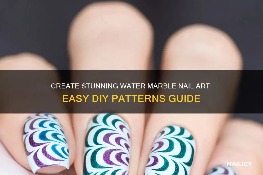 Create Stunning Water Marble Nail Art: Easy Diy Patterns Guide | Nailicy