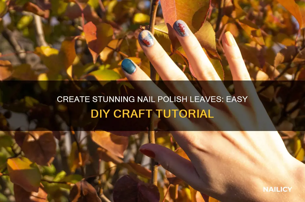 Create Stunning Nail Polish Leaves: Easy Diy Craft Tutorial | Nailicy