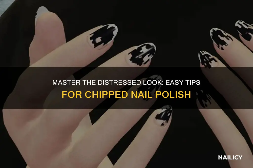 Master The Distressed Look: Easy Tips For Chipped Nail Polish | Nailicy