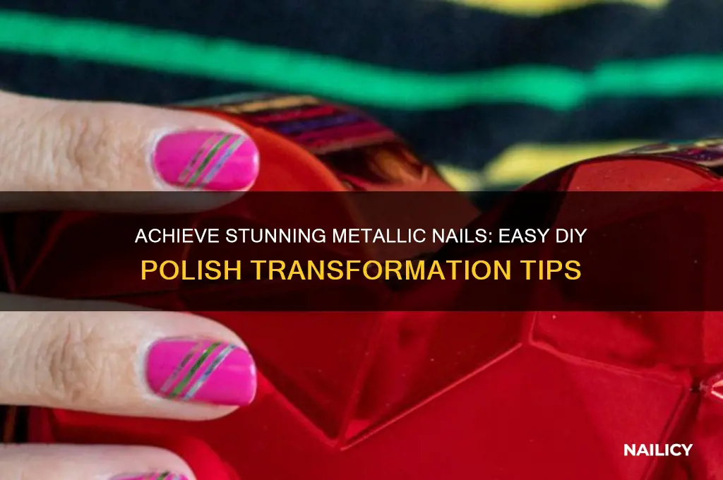 Achieve Stunning Metallic Nails: Easy Diy Polish Transformation Tips ...