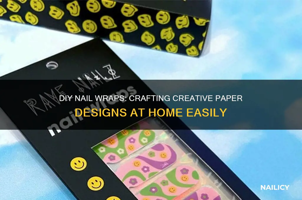 Diy Nail Wraps: Crafting Creative Paper Designs At Home Easily | Nailicy