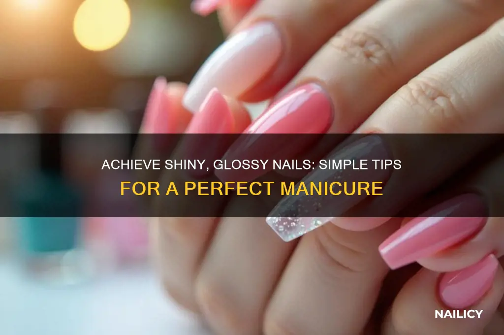 Achieve Shiny, Glossy Nails: Simple Tips For A Perfect Manicure | Nailicy