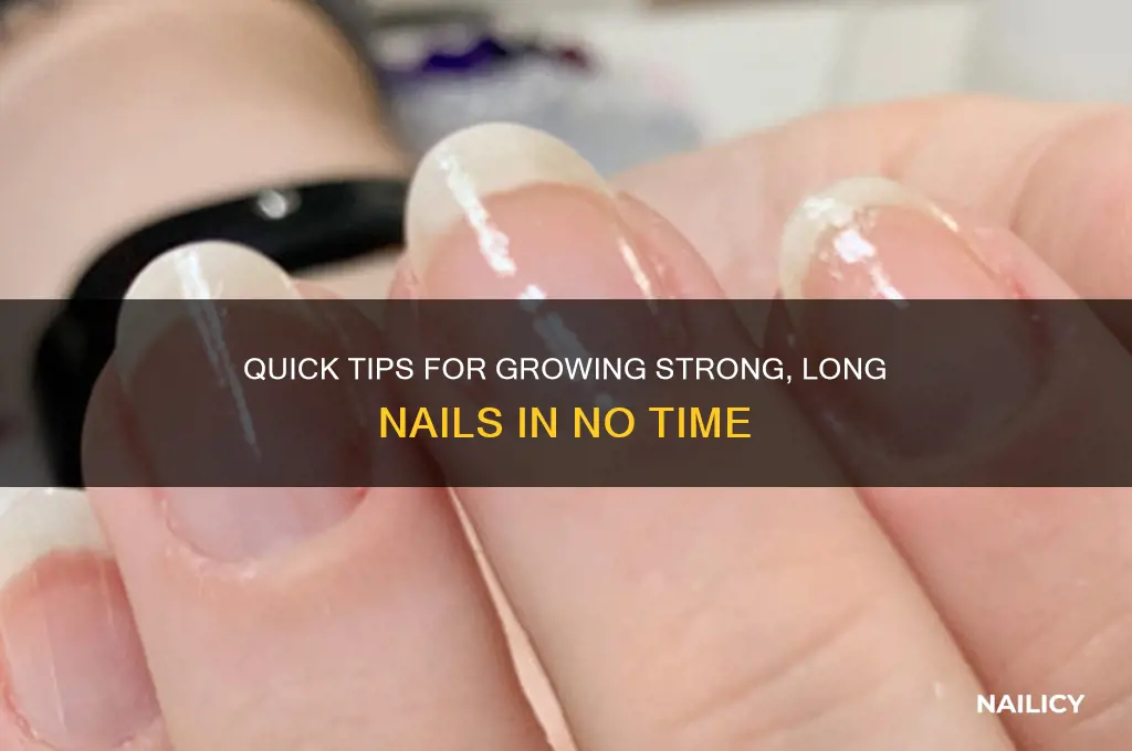 Quick Tips For Growing Strong, Long Nails In No Time | Nailicy